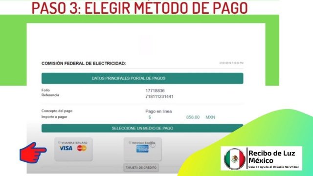 CFE PAGO EN LÍNEA 🥇【 PAGAR RECIBO DE LUZ