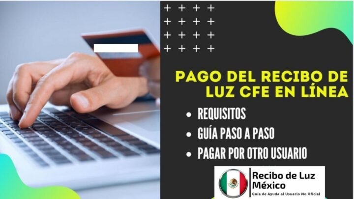 CFE PAGO EN LÍNEA 🥇【 PAGAR RECIBO DE LUZ
